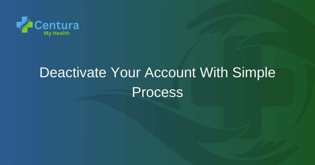 Accessing Account Across Devices - MyCenturaHealth