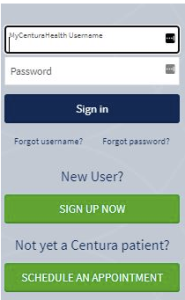 MyCenturaHealth Login